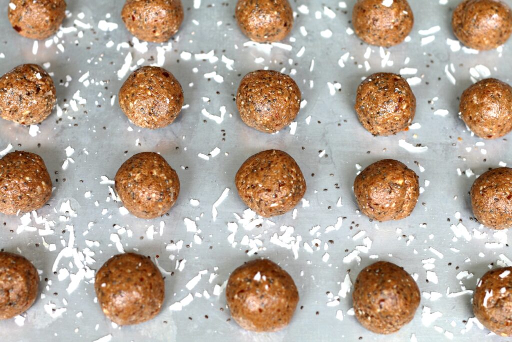 Cacao Coconut Bliss Nut Balls - BeingBrigid