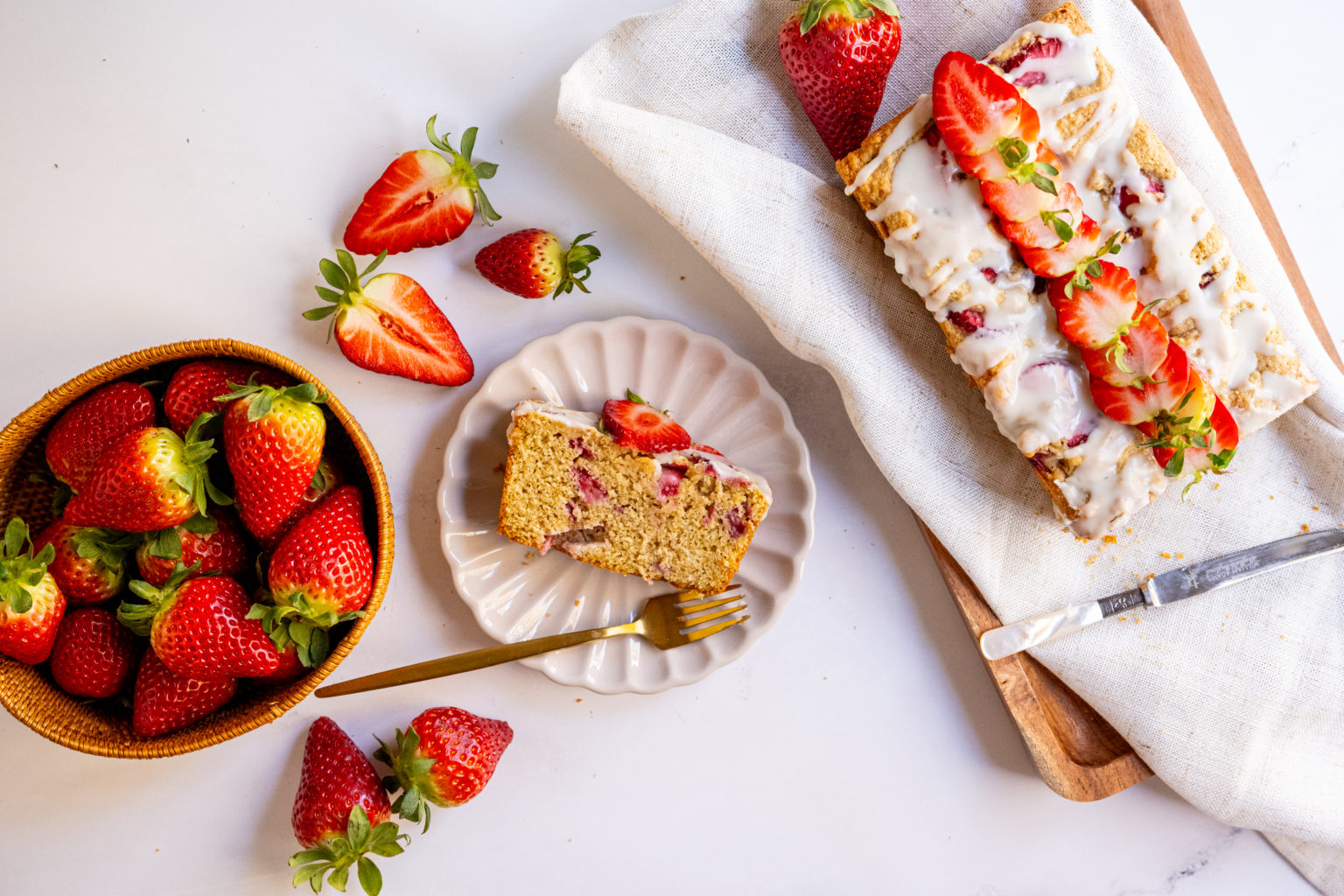 Strawberry Shortcake Bread - BeingBrigid